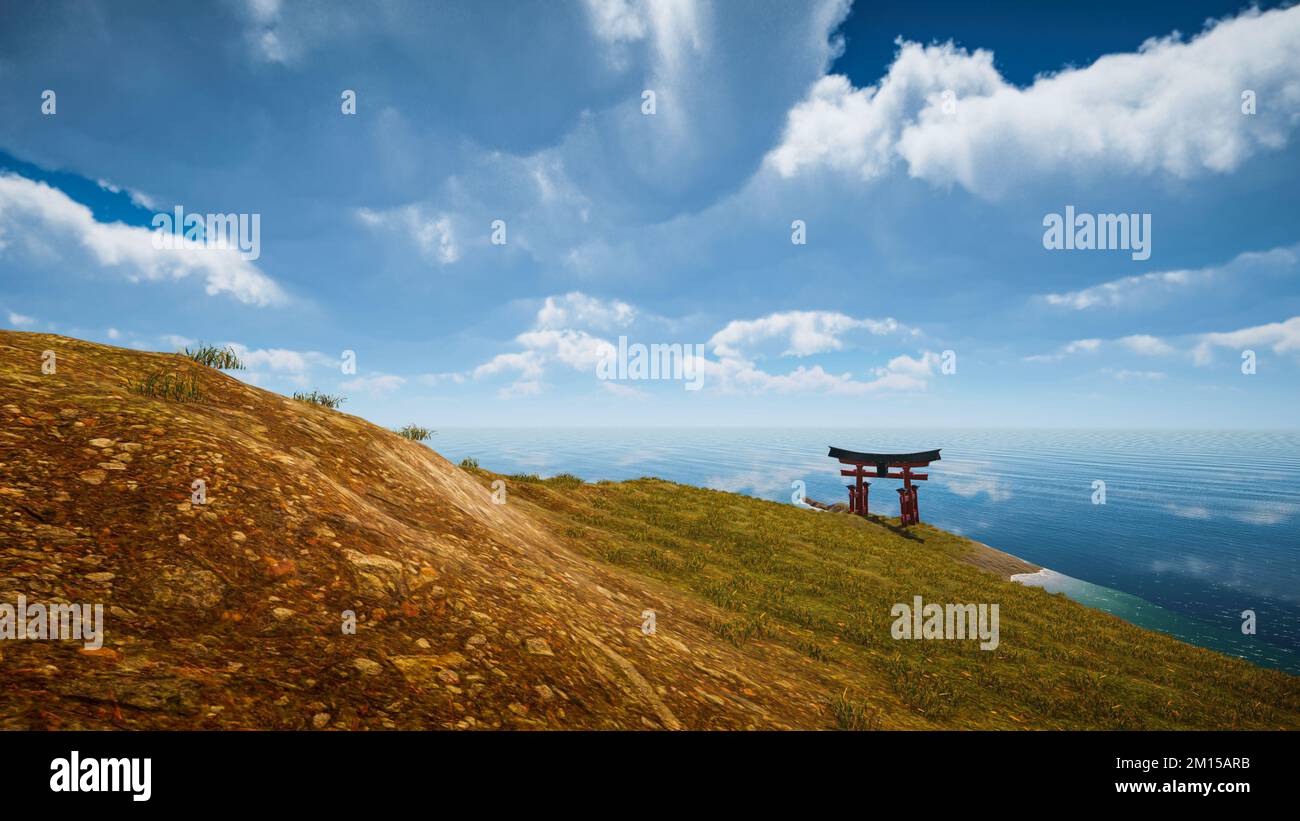 3D Render Background to ecology and sustainable development ...