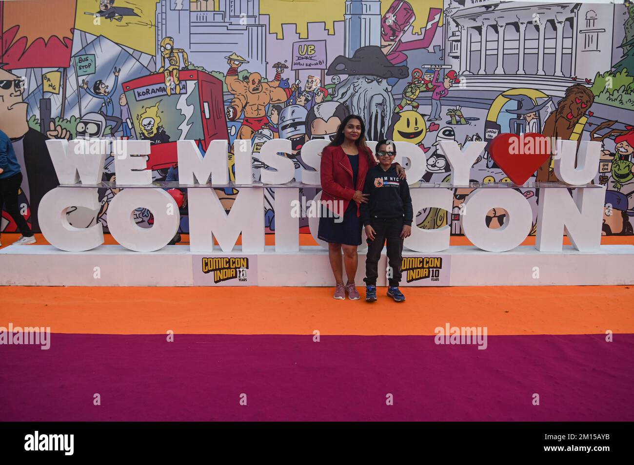 New Delhi, Delhi, India. 10th Dec, 2022. People pose for a photograph ...