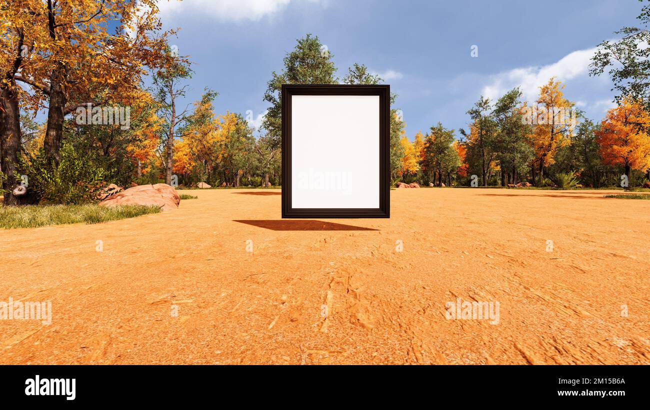 3D Render Background to ecology and sustainable development ...