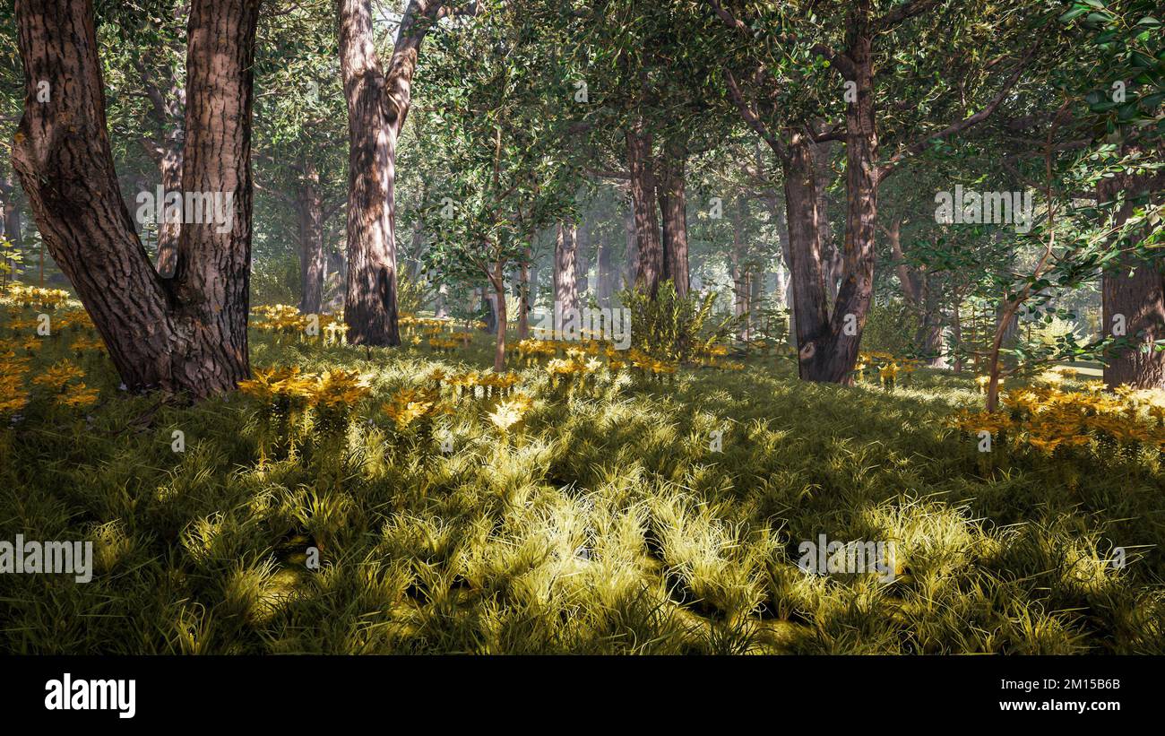 3D Render Background to ecology and sustainable development ...