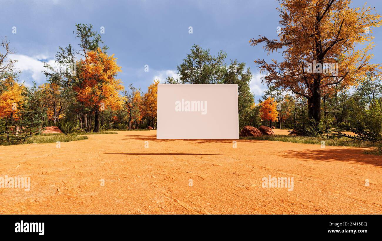 3D Render Background to ecology and sustainable development ...