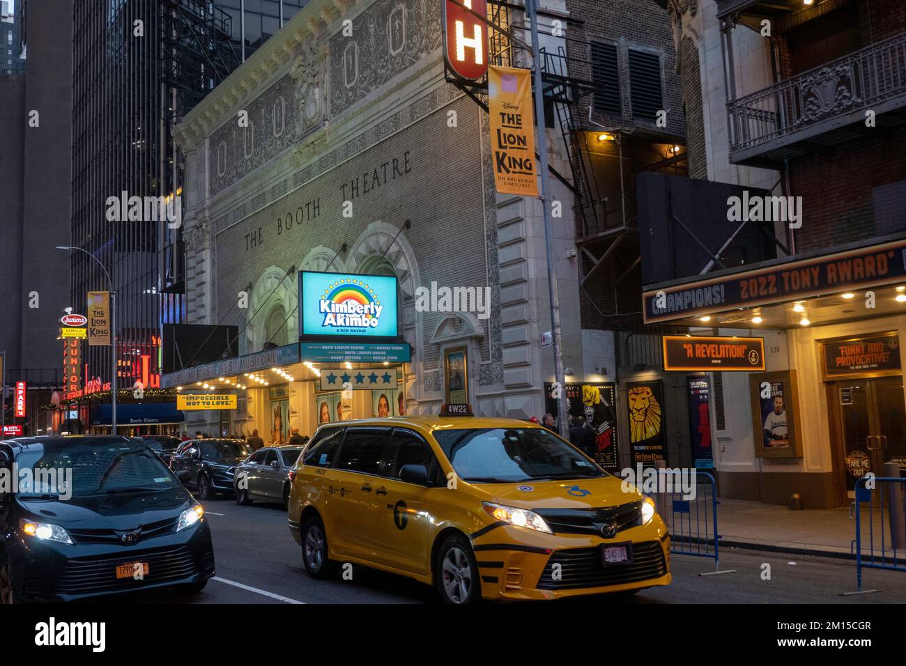 "Kimberly Akimbo" Marquee at The Booth Theatre in Times Square, New ...