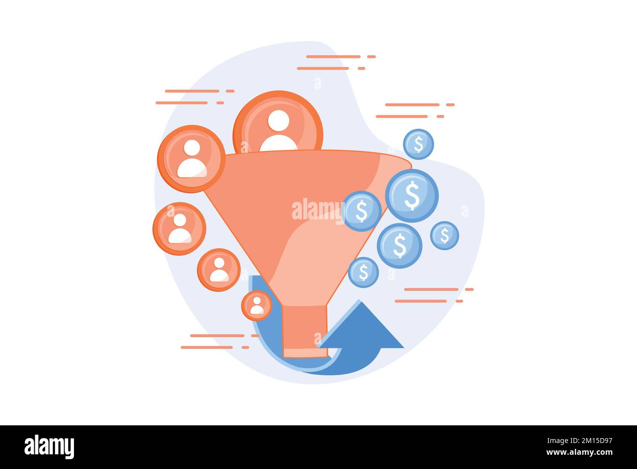 Sales funnel and lead generation. Profitable digital marketing ...