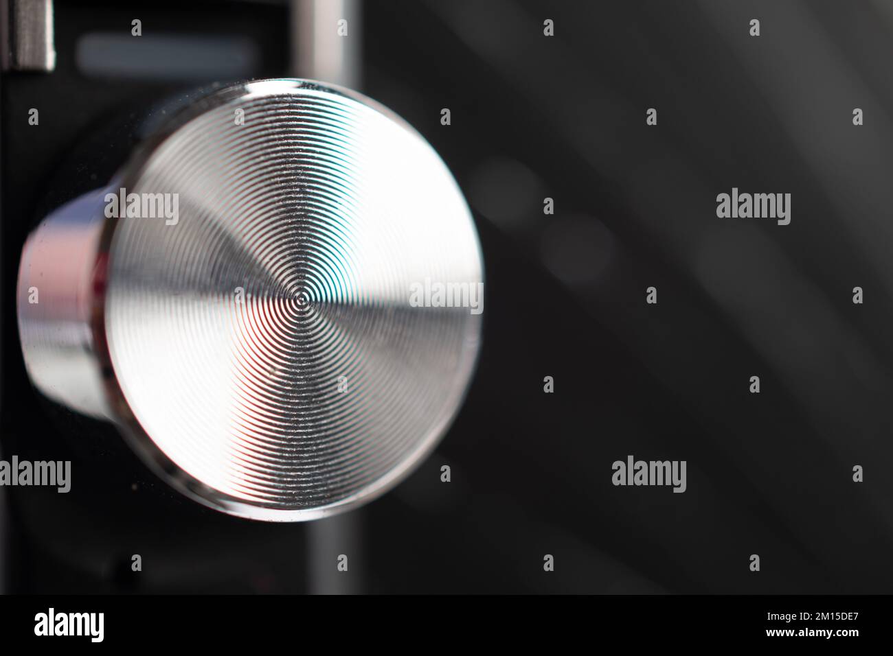 volume controller button on music system Stock Photo - Alamy