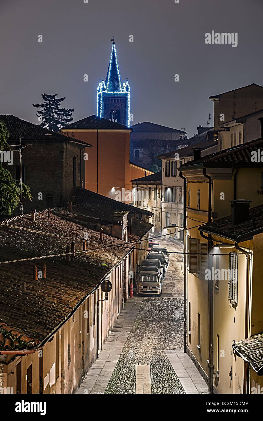 Forlì by night Stock Photo - Alamy