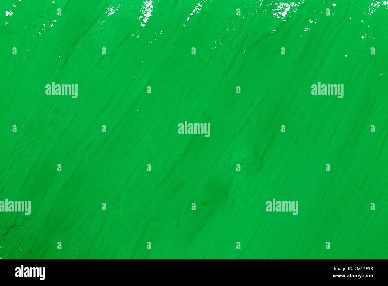 abstract green paint brush strokes watercolor background on white paper ...