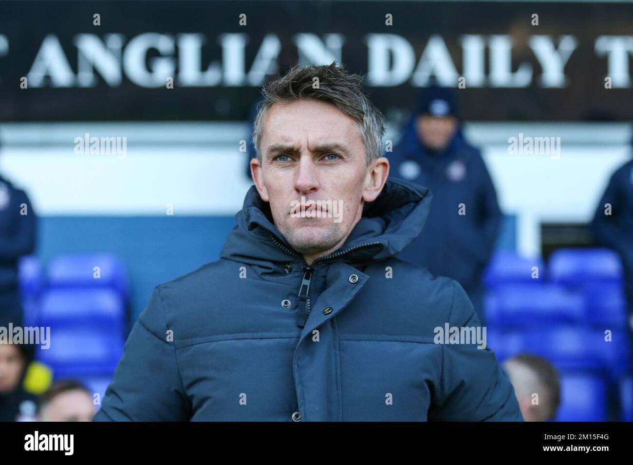 Kieran McKenna manager of Ipswich Town during the Sky Bet League 1 ...