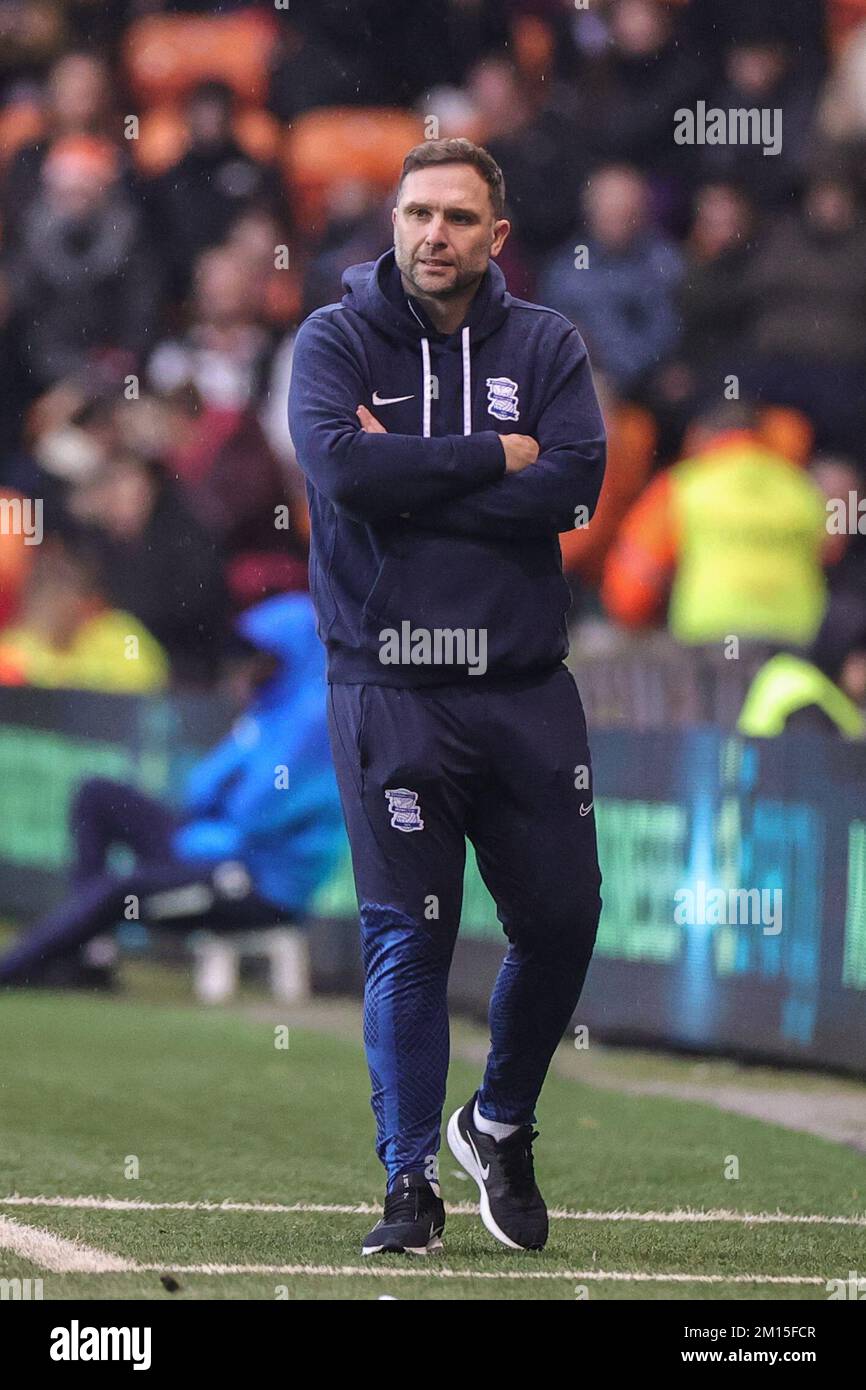 John Eustace manager of Birmingham City during the Sky Bet Championship ...