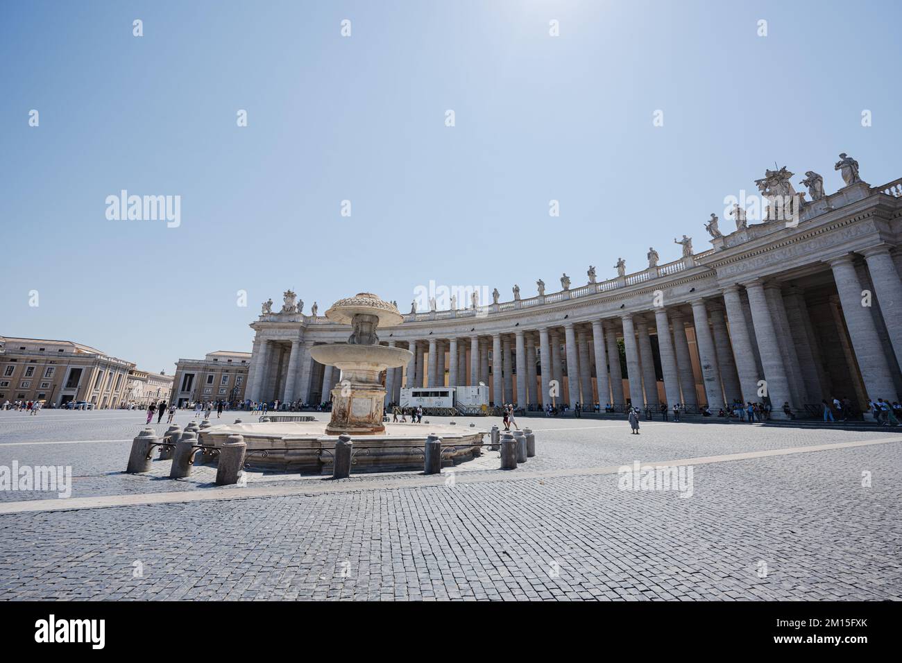 Vatican City, July 22, 2022: Saint Peter's Square, Vatican City, Rome ...