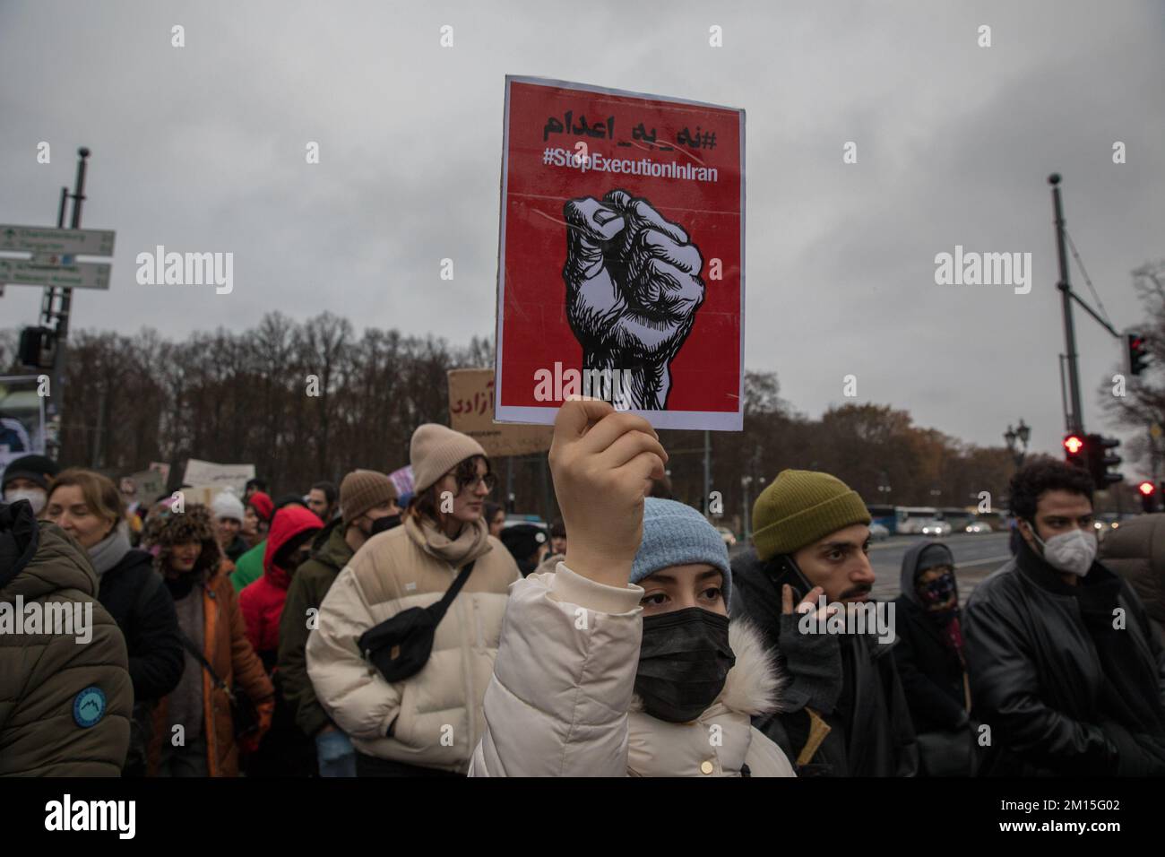 Berlin, Germany. 10th Dec, 2022. Many protesters in Berlin gathered for ...