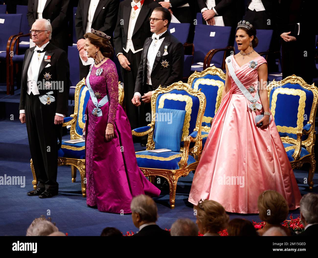 King Carl Gustaf, Queen Silvia, Prince Daniel and Crown Princess ...