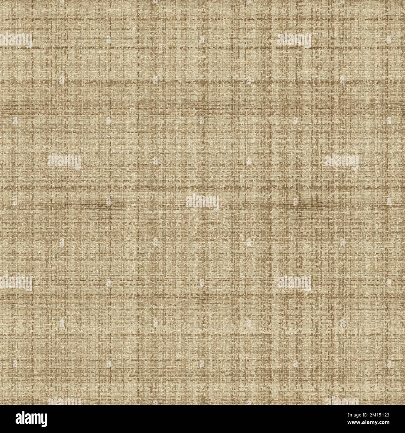 Burlap woven cloth seamless cottagecore country pattern. Old tissue ...