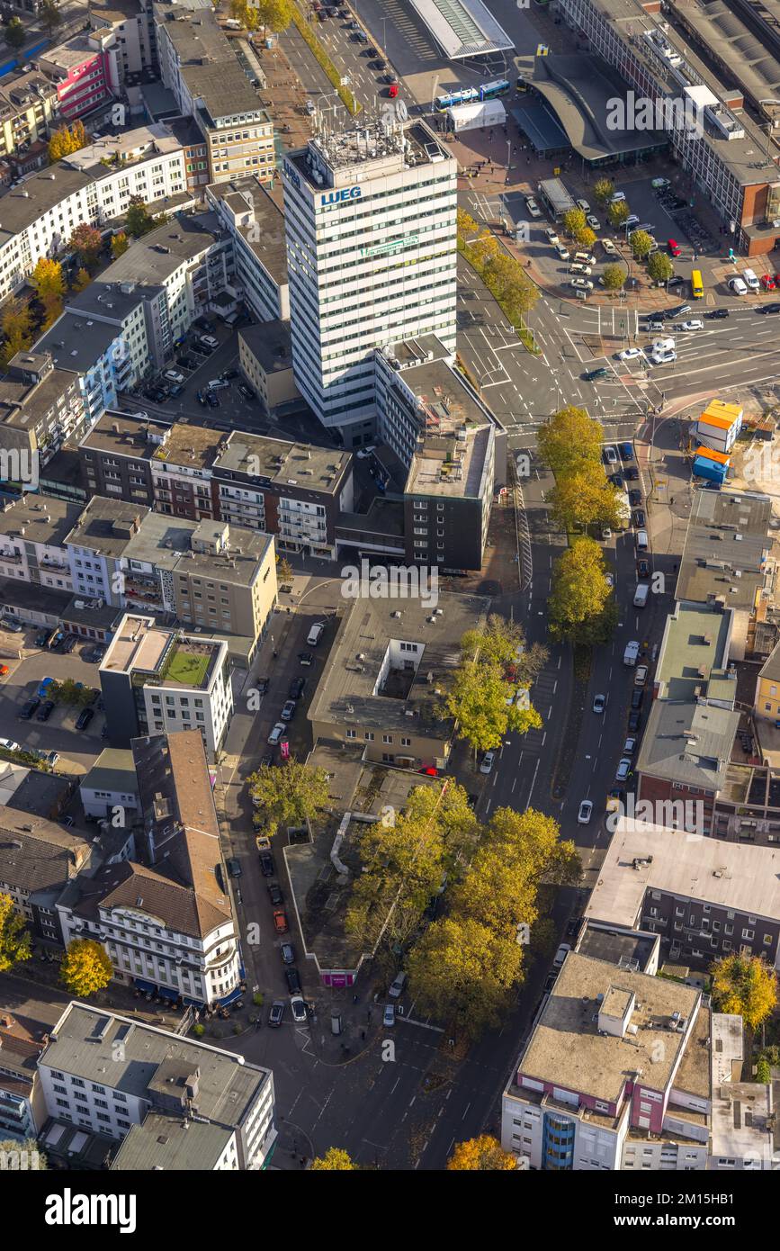 Aerial view, Europahaus office building complex at Südring in ...
