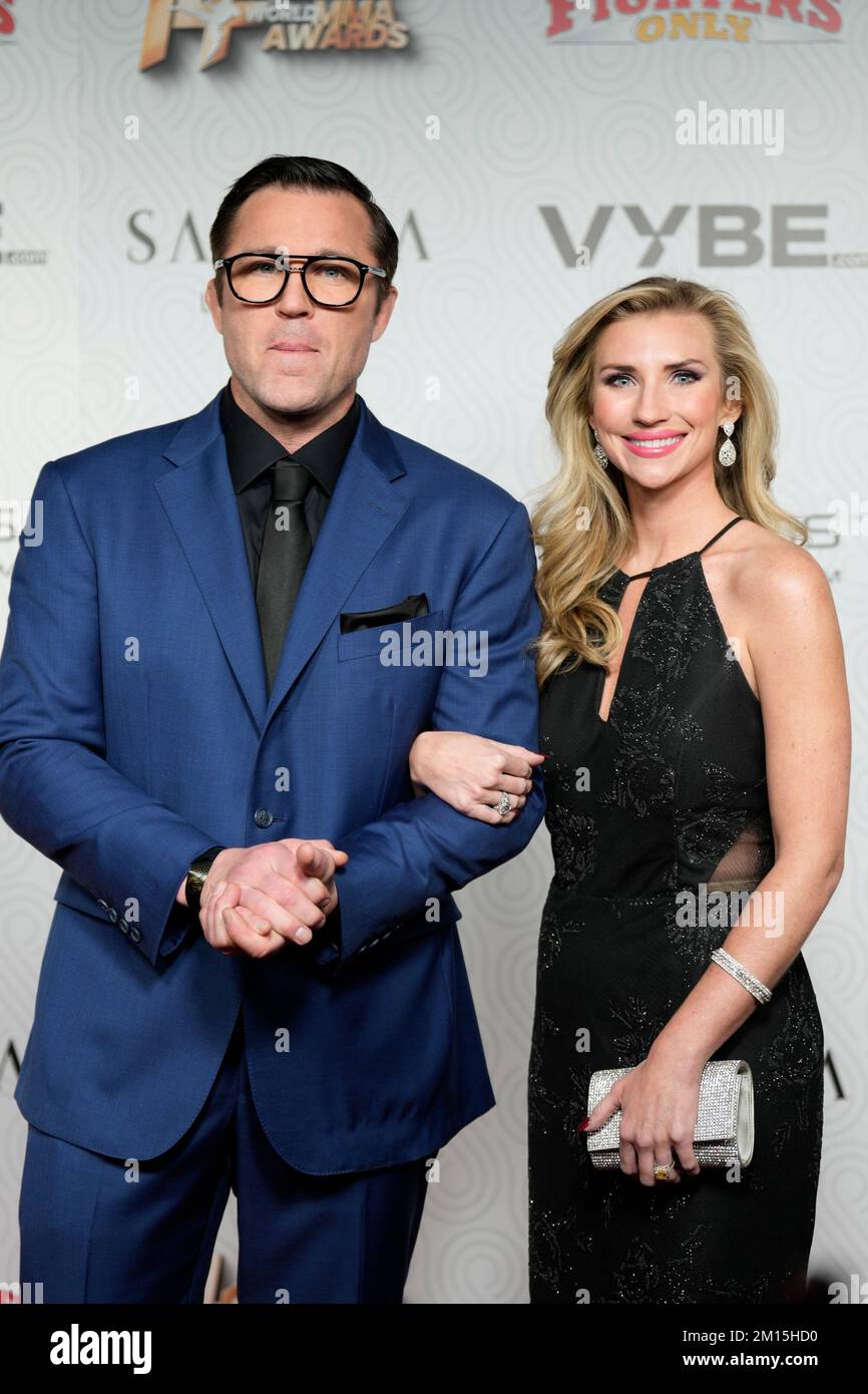 Chael sonnen and his wife brittany smith hi-res stock photography and ...