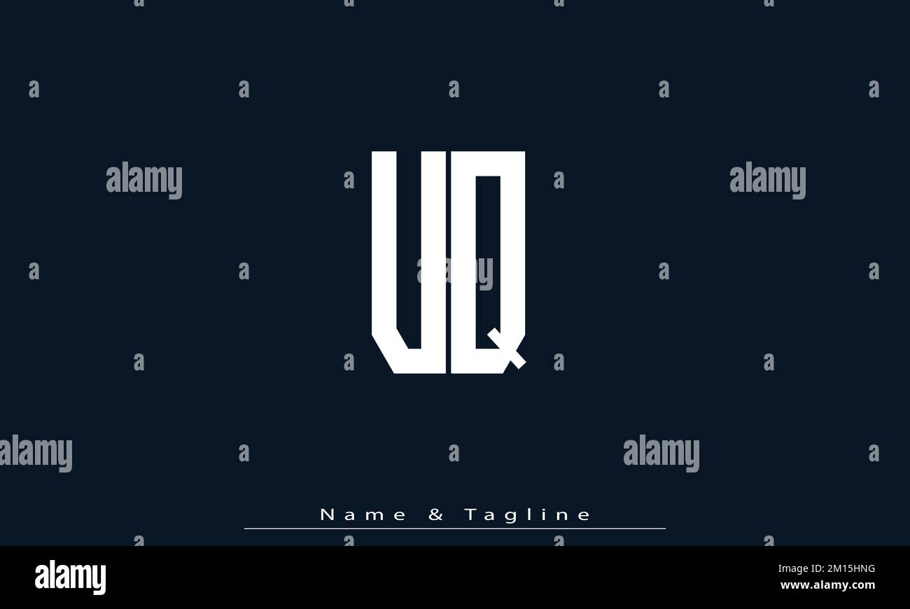 Alphabet letters Initials Monogram logo UQ , QU Stock Vector Image ...