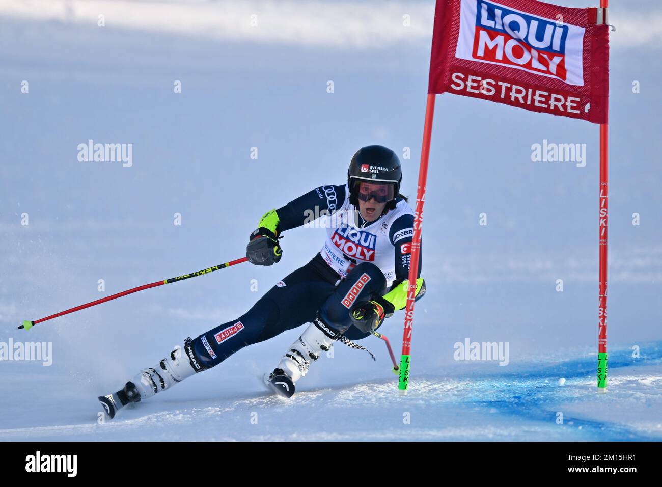 Sestriere, Italy. 10th Dec, 2022. Sara Hector (SWE) 2 classifiched ...