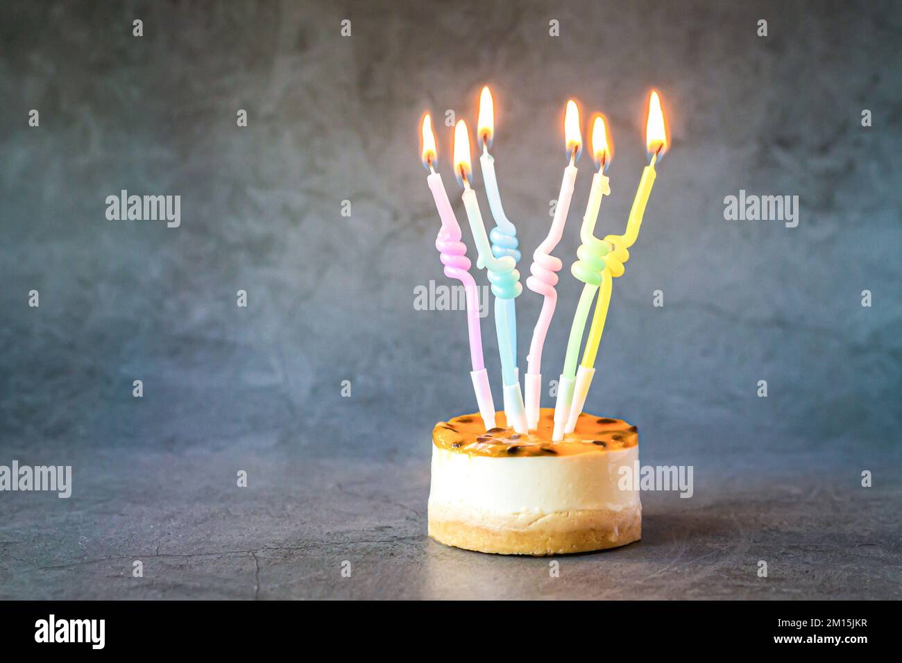 Flaming Birthday Cake