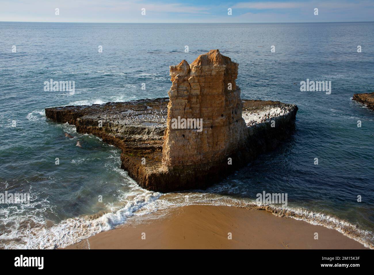 Nearshore rock from Ohlone Bluff Trail, Wilder Ranch State Park ...