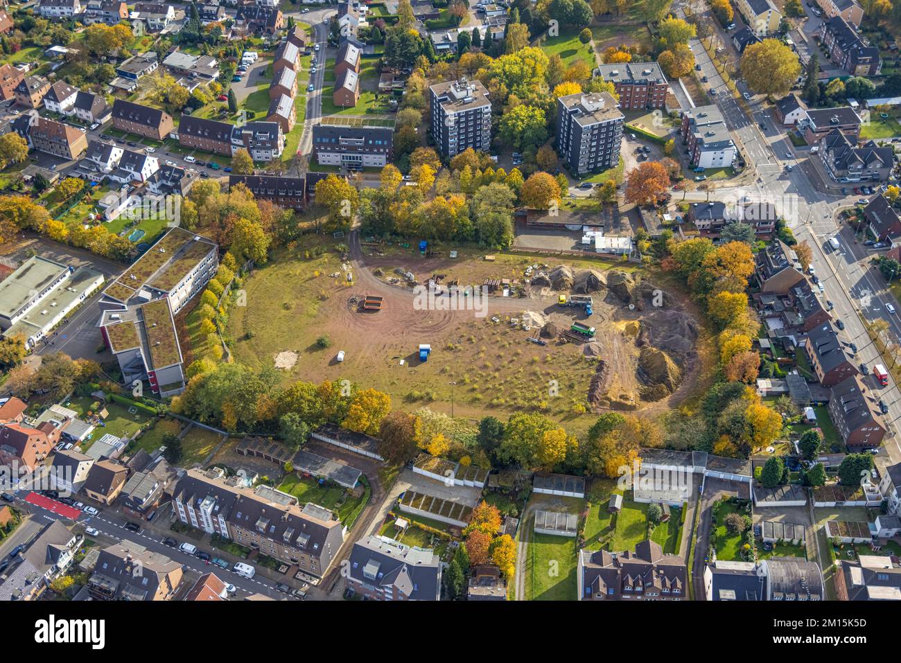 Construction site neustrasse corner westring hi-res stock photography ...