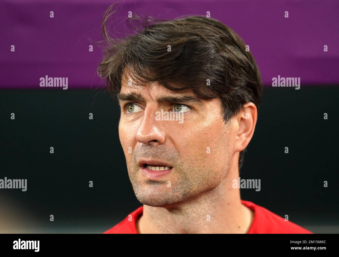 Croatia assistant manager Vedran Corluka ahead of the FIFA World Cup ...