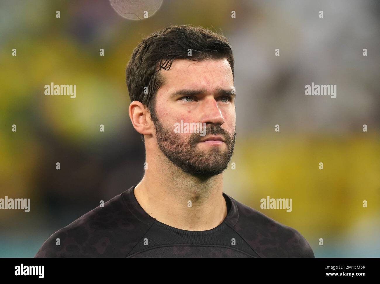 Brazil goalkeeper Alisson before the FIFA World Cup Quarter-Final match ...