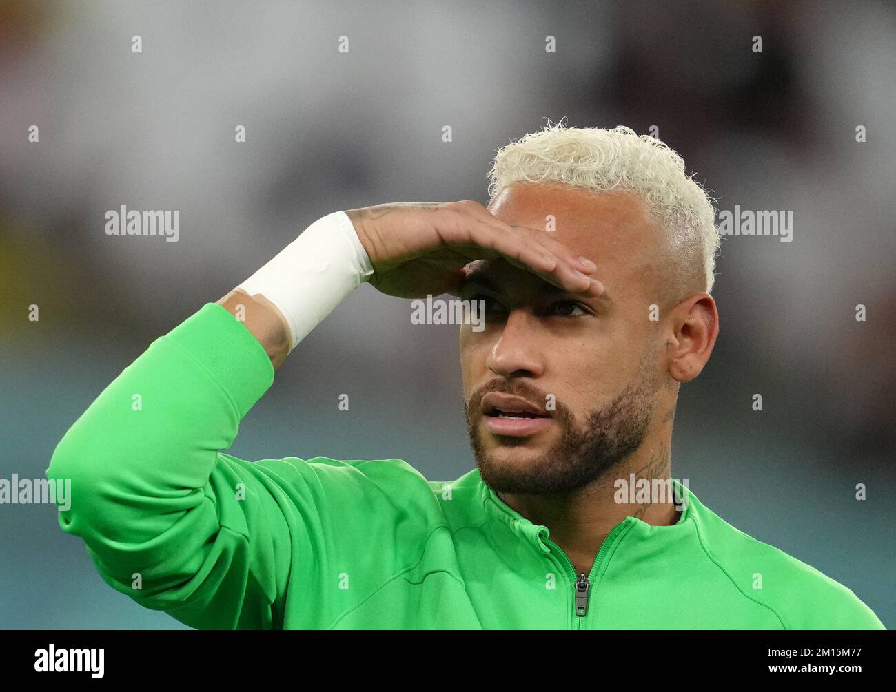 Brazil's Neymar before the FIFA World Cup Quarter-Final match at the ...