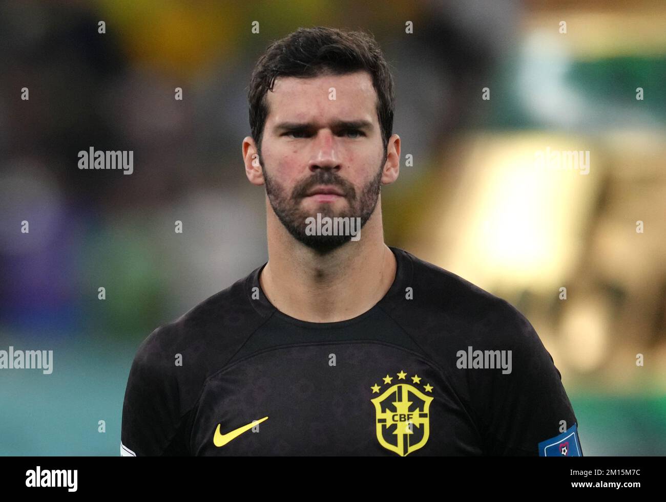 Brazil goalkeeper Alisson before the FIFA World Cup Quarter-Final match ...
