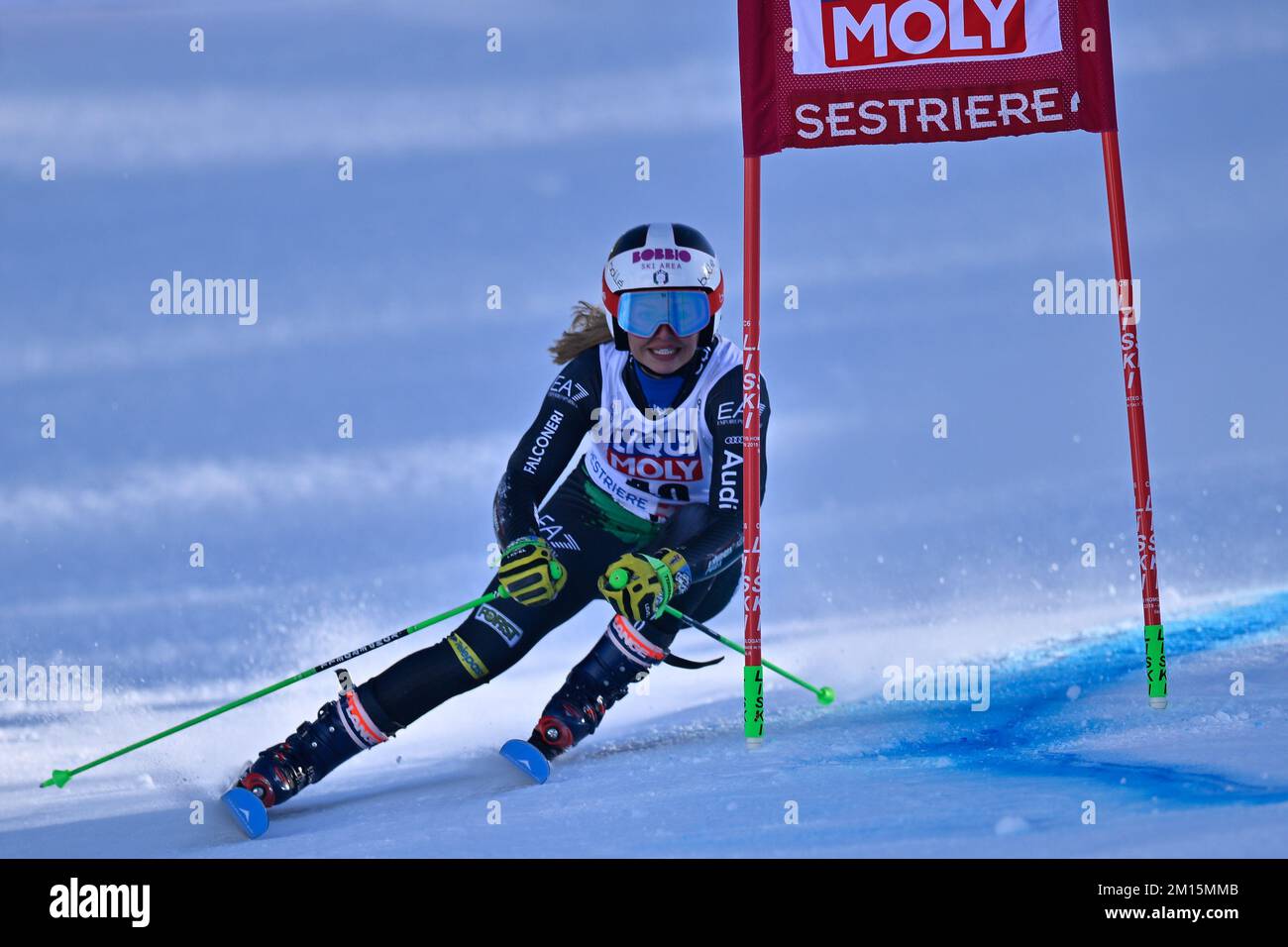 Sestriere, Italy. 10th Dec, 2022. Roberta Melesi (ITA) during World Cup - Women Giant Slalom ...