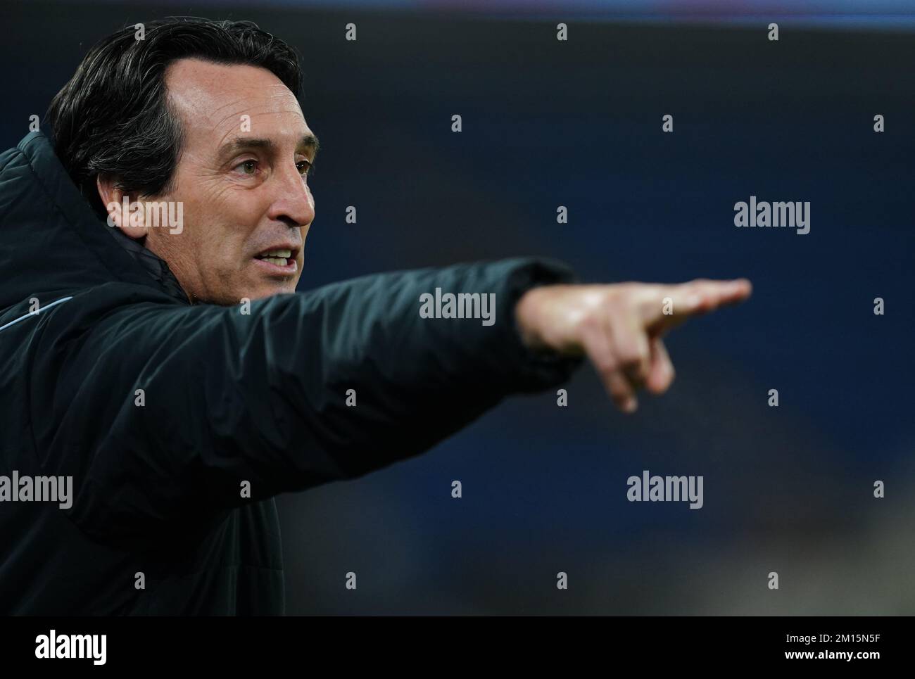 Aston Villa manager Unai Emery during the Peter Whittingham Memorial ...