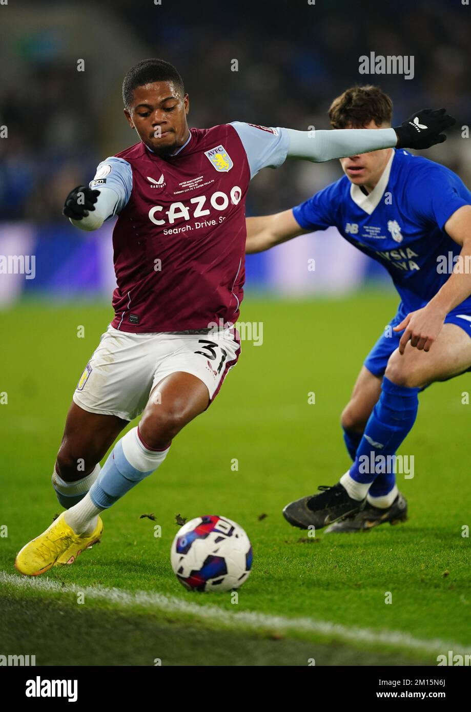 Aston Villa's Leon Bailey during the Peter Whittingham Memorial Match ...