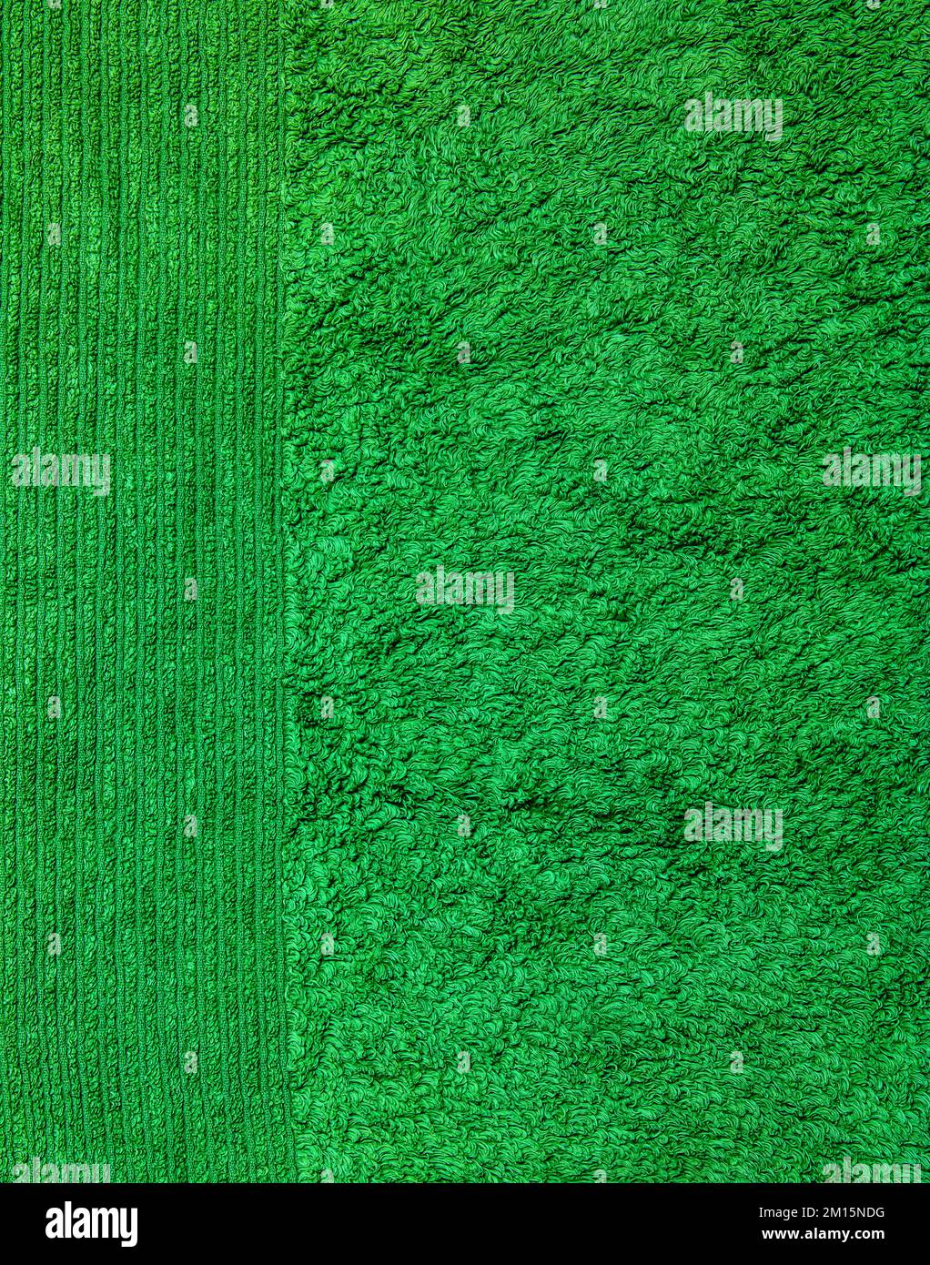 Green terry towel background. Texture of terry cloth Stock Photo - Alamy