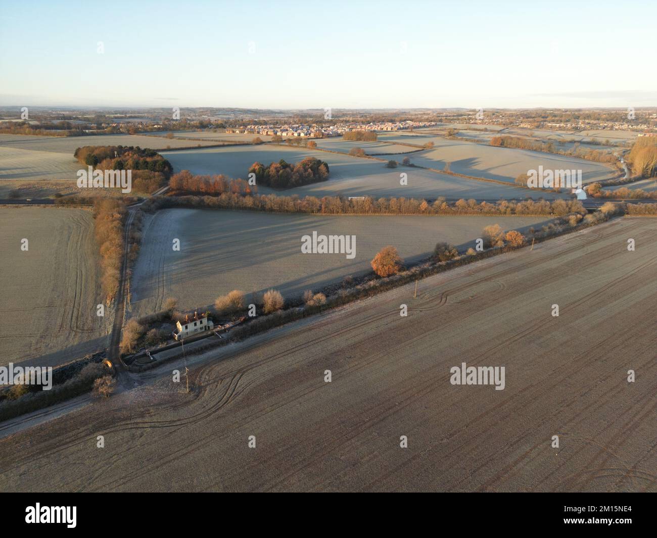 Grants Lock Pyramid Triangle Aerial photo. Oxford canal. Oxfordshire ...
