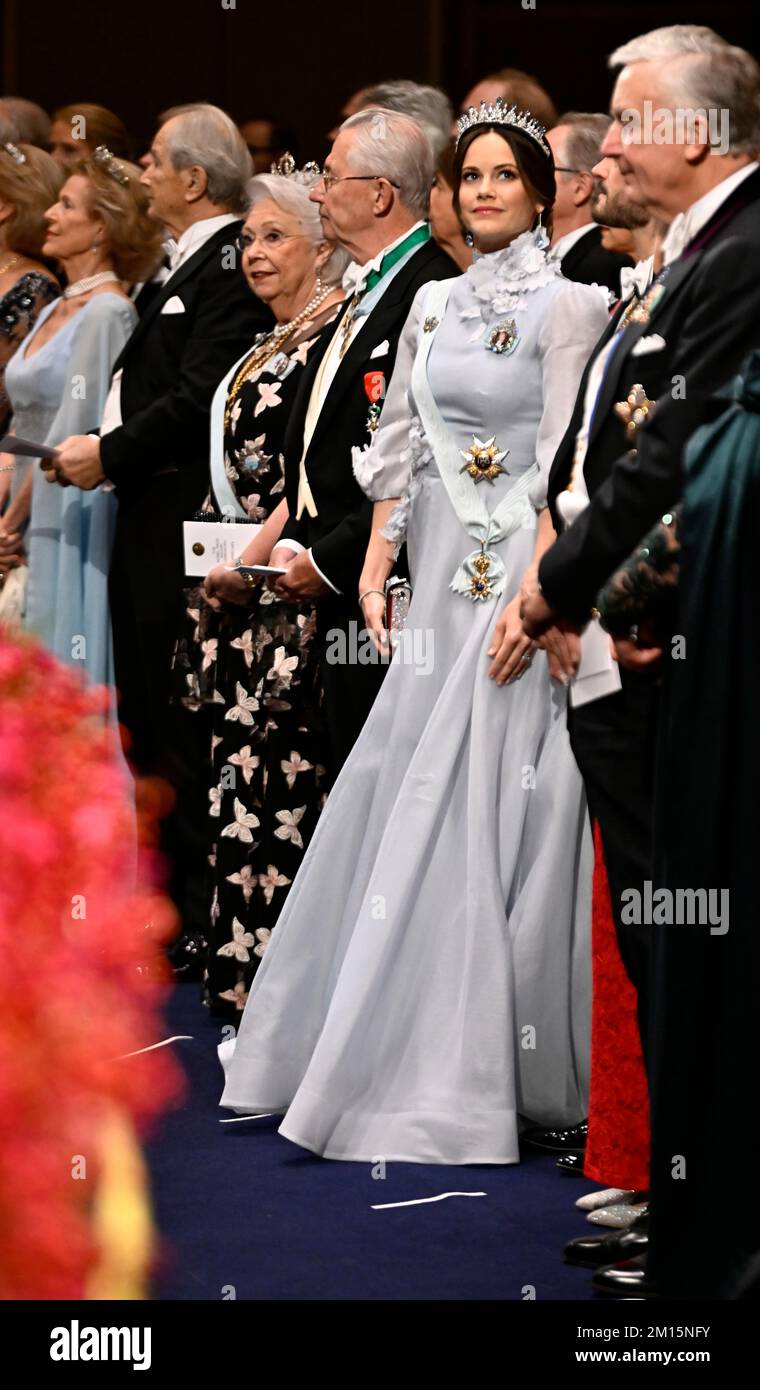 Princess Christina, Tord Magnuson, Princess Sofia during the Nobel ...