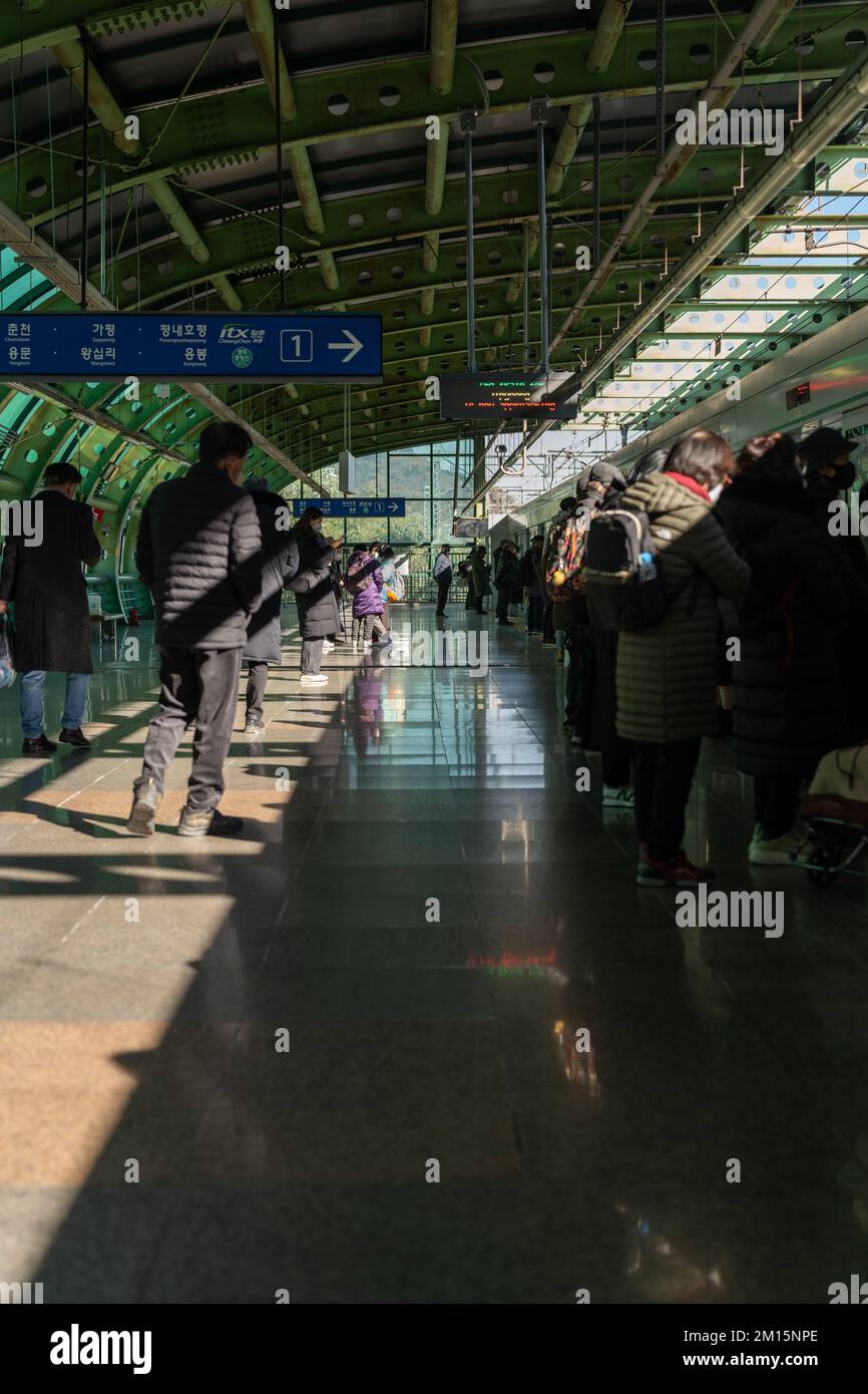 Gangbyeon station hi-res stock photography and images - Alamy