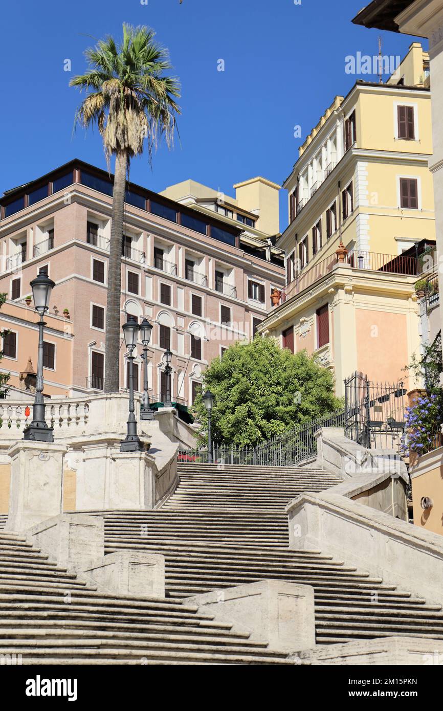 Rome italy ladder hi-res stock photography and images - Alamy
