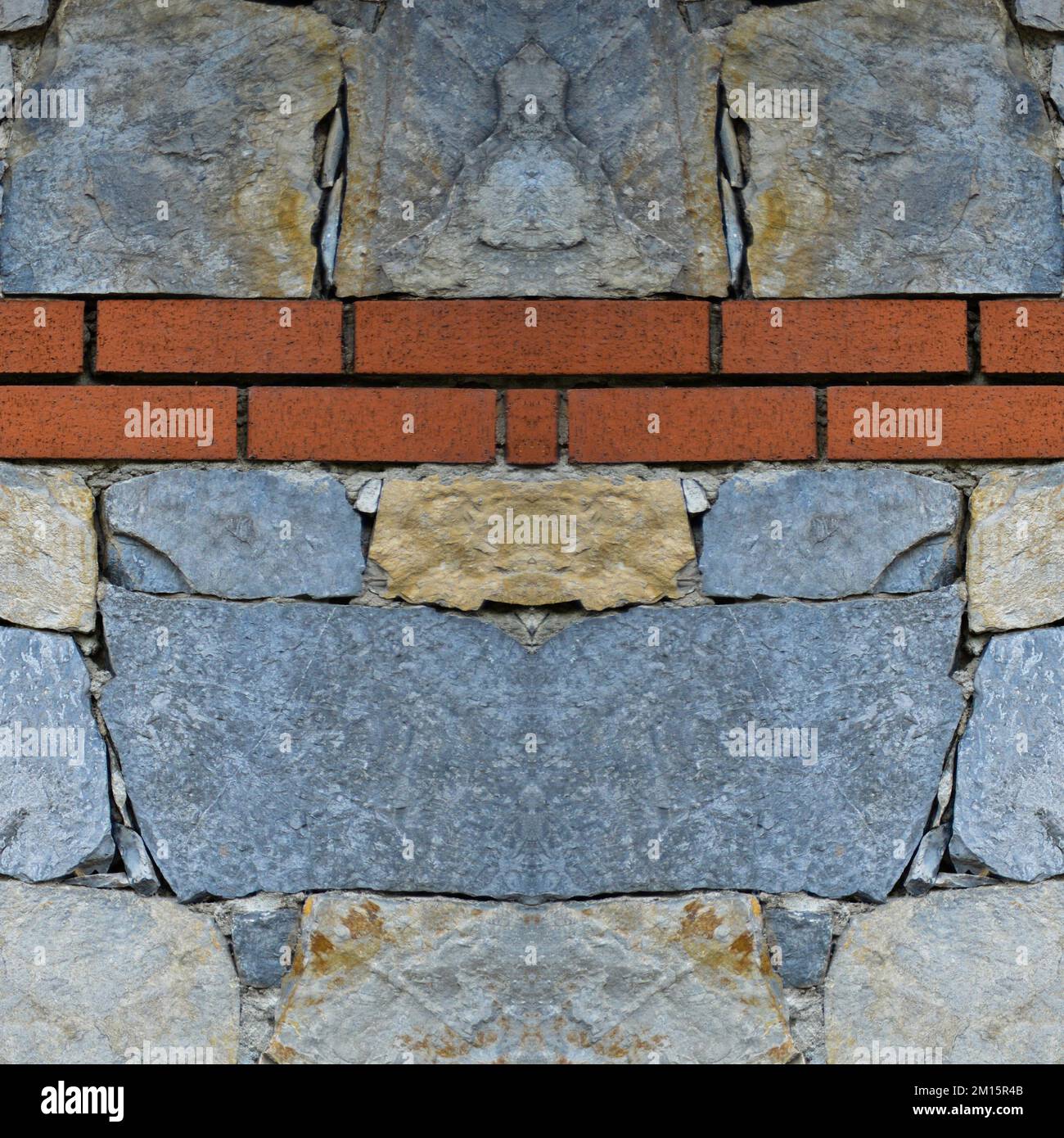 Sturdy blue and gray cut stone brick wall, good for backgrounds ...