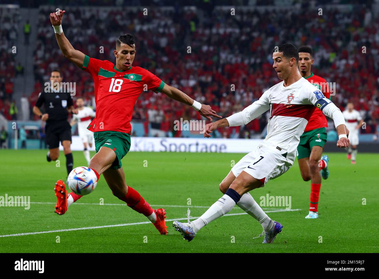 Doha, Qatar. 10th Dec, 2022. Soccer, World Cup, Morocco - Portugal ...