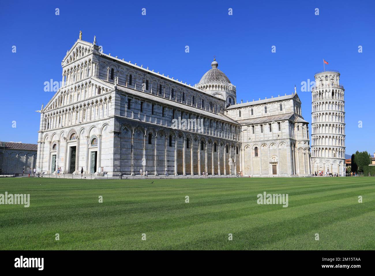 Miracle Square with the Leaning Tower of Pisa, Italy Stock Photo - Alamy
