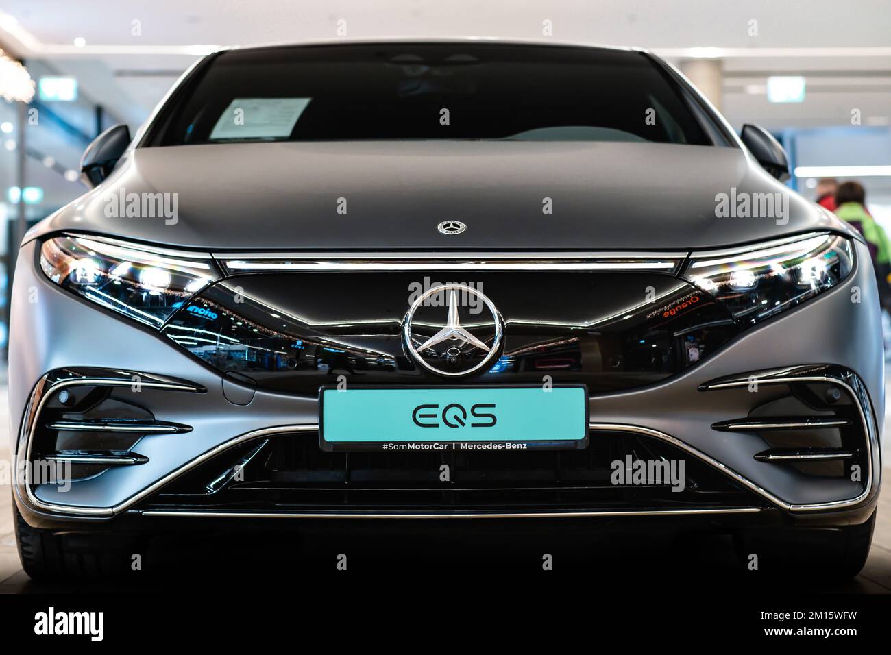 Mercedes Benzs EQS 580 - Slovakia Prešov Stock Photo - Alamy