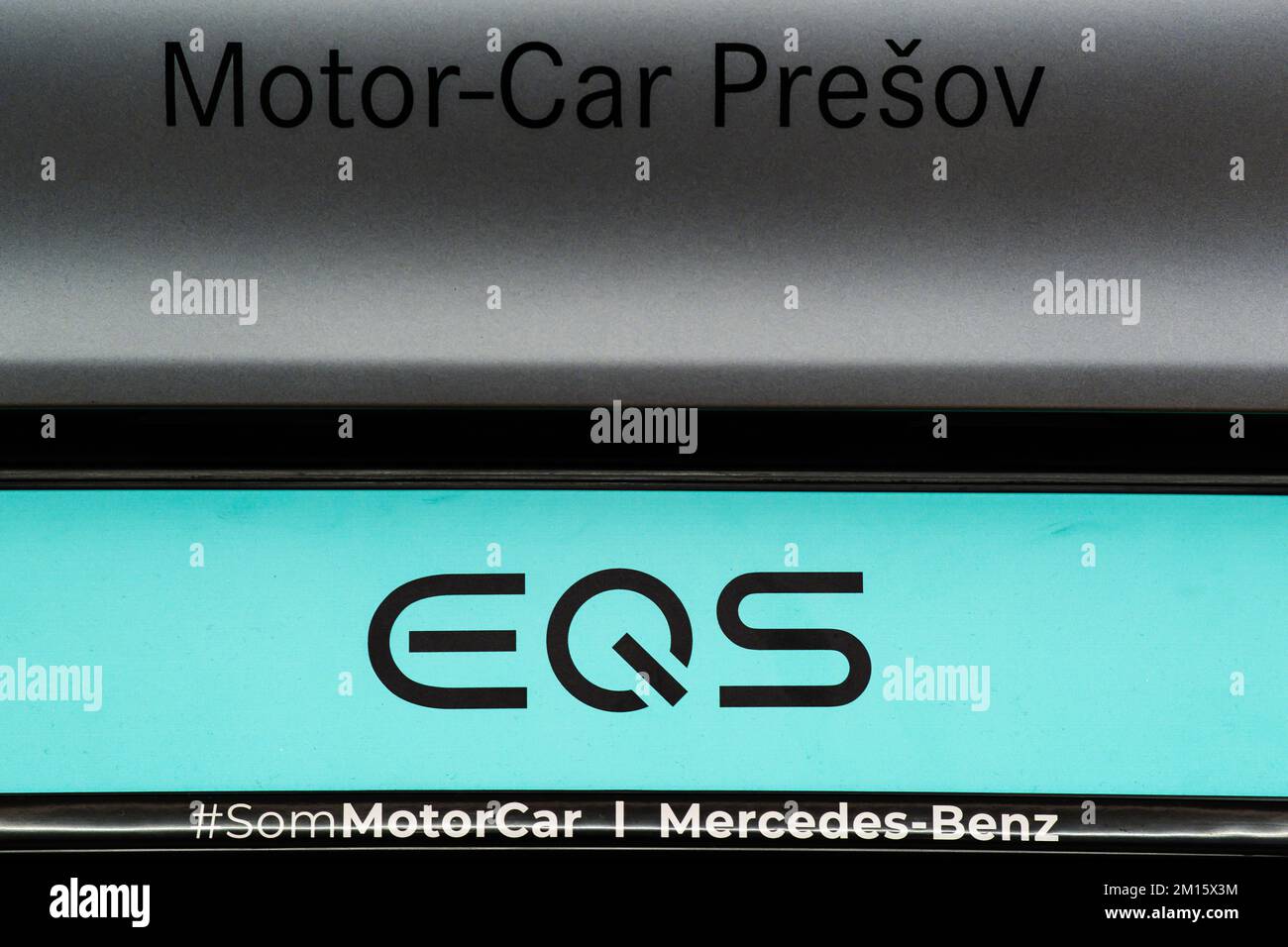 Mercedes Benzs EQS 580 - Slovakia Prešov Stock Photo - Alamy