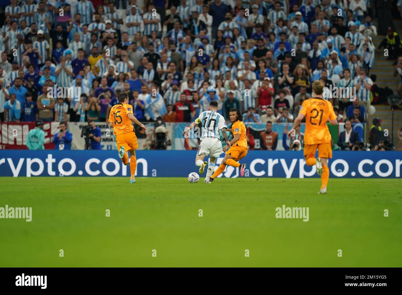 Lusail, Qatar. Fifa World Cup. Match 57. Netherlands vs. Argentina. 9th ...
