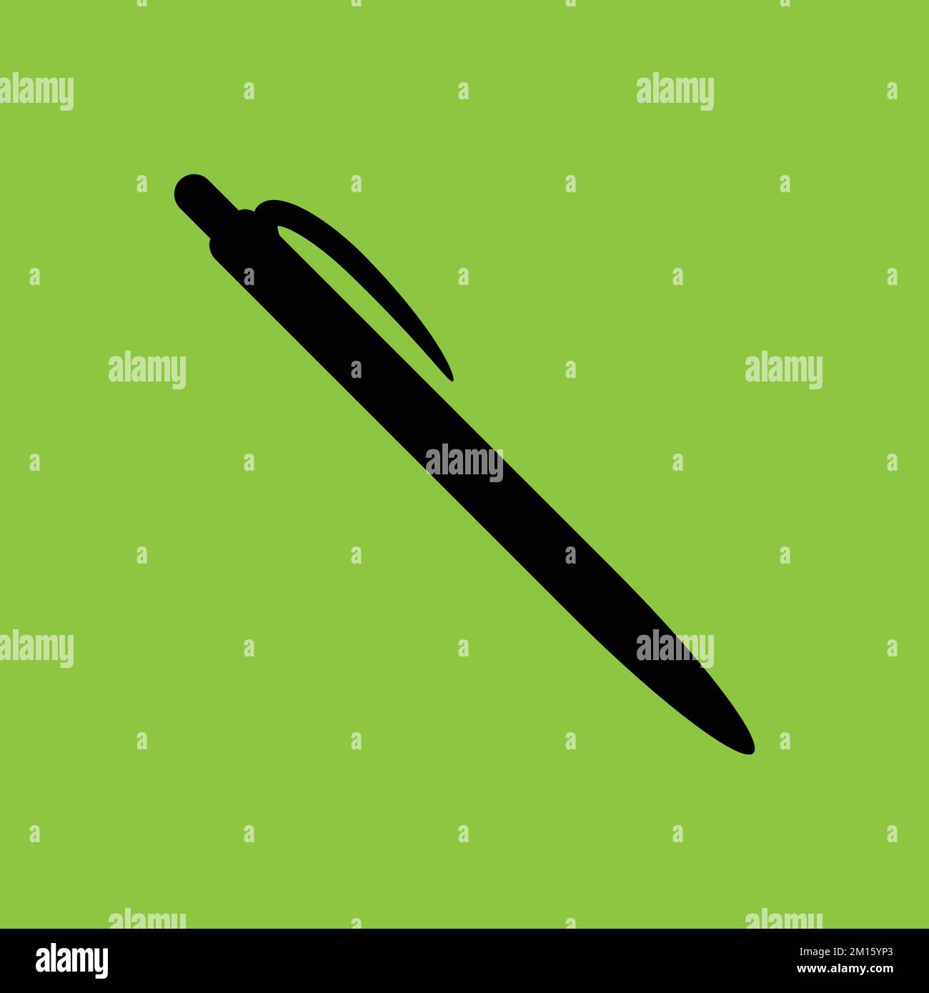 Ball point pen silhouette hi-res stock photography and images - Alamy