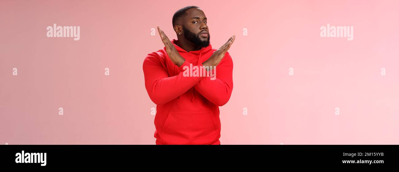 African american man rejecting hi-res stock photography and images - Alamy
