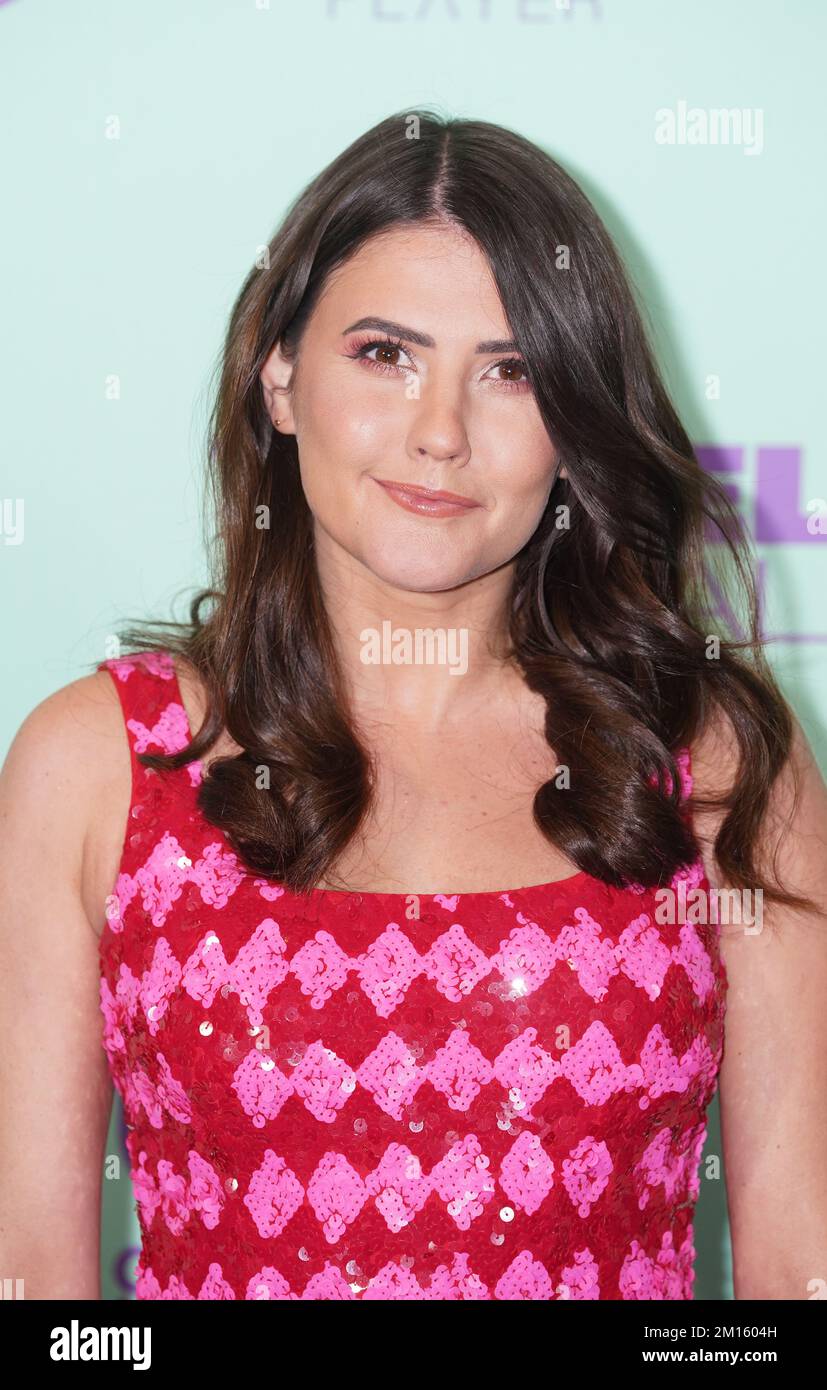 Aimee Vivian backstage during day one of Capital's Jingle Bell Ball ...
