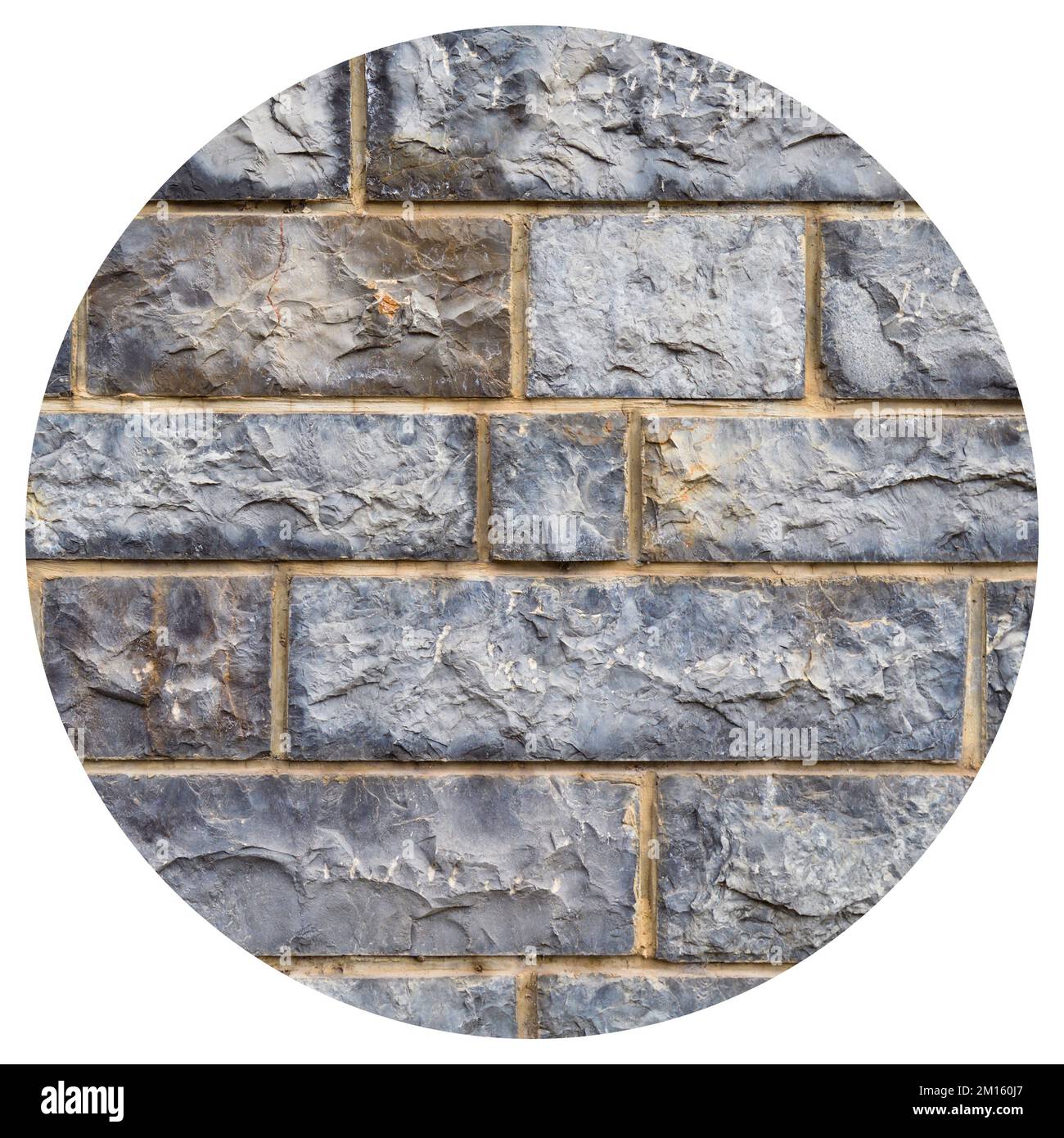 Sturdy blue and gray cut stone wall, good for backgrounds, seamless ...