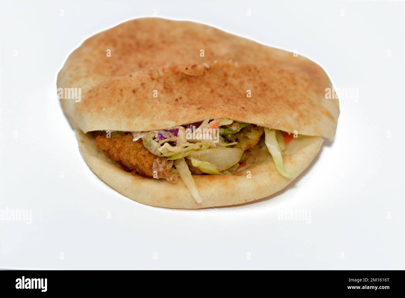 Stuffed Falafel sandwich, a very popular and traditional Egyptian food ...