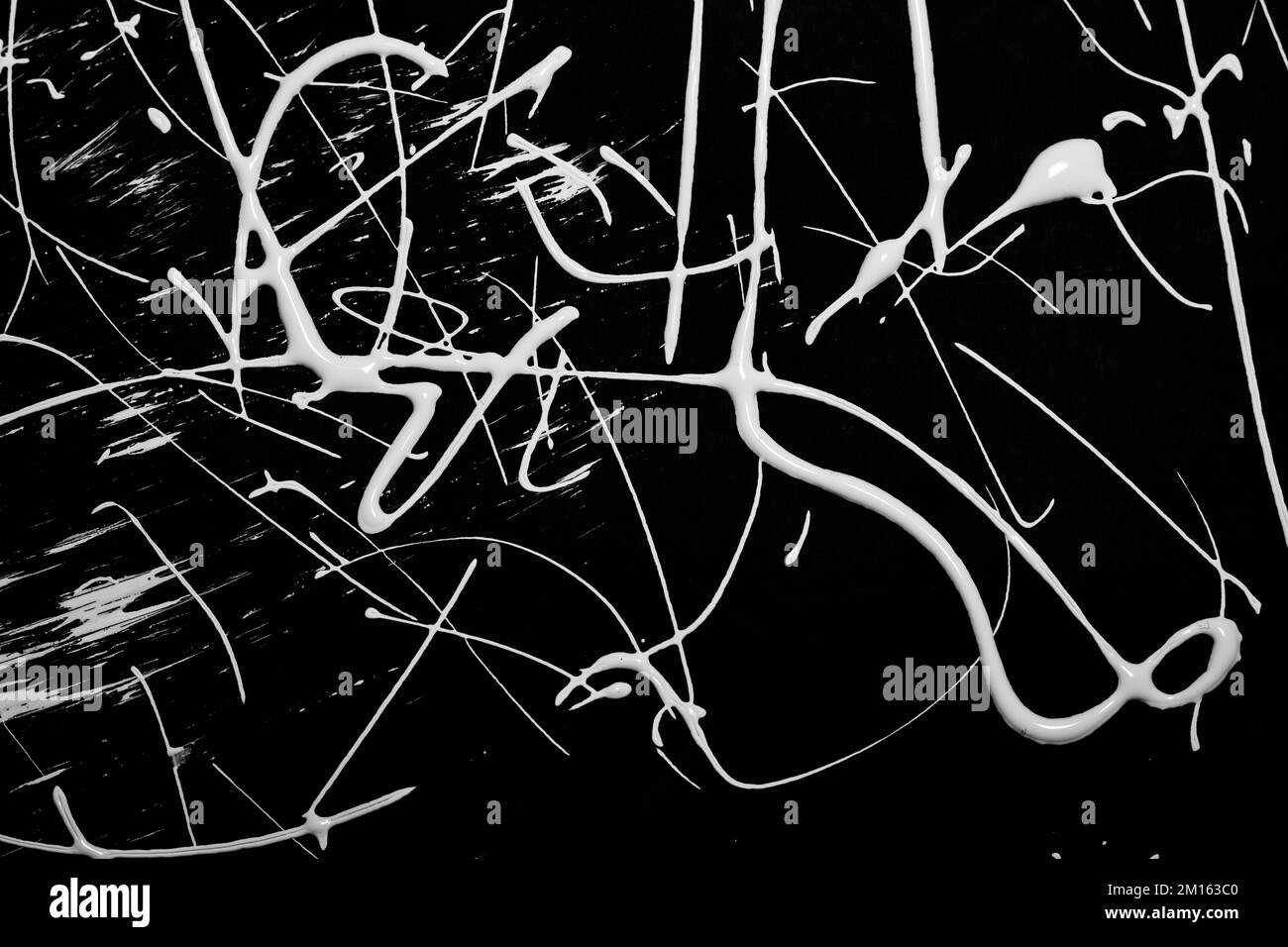 Abstract art with paint on a black background, Abstract texture Stock ...