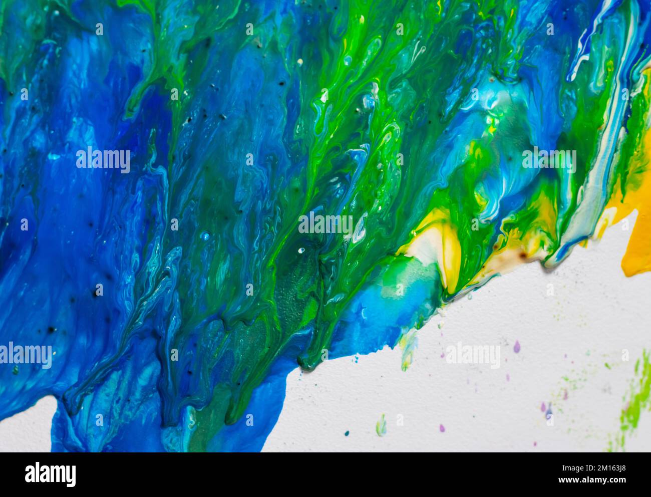 Abstract art with paint on a black background, Abstract texture Stock ...