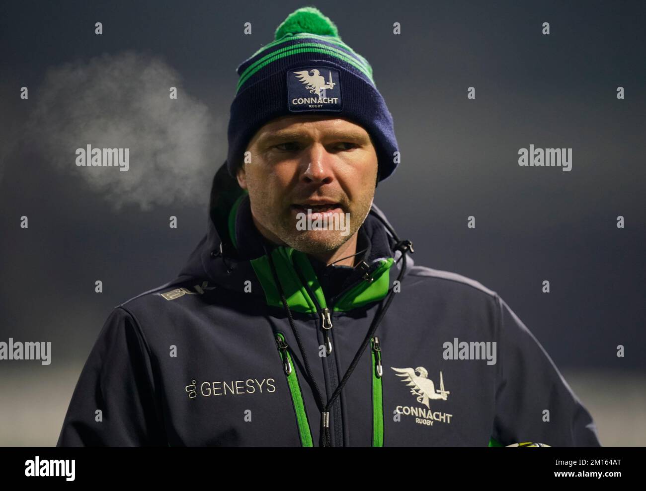Connacht's coach Peter Wilkins during the EPCR Challenge Cup match at ...