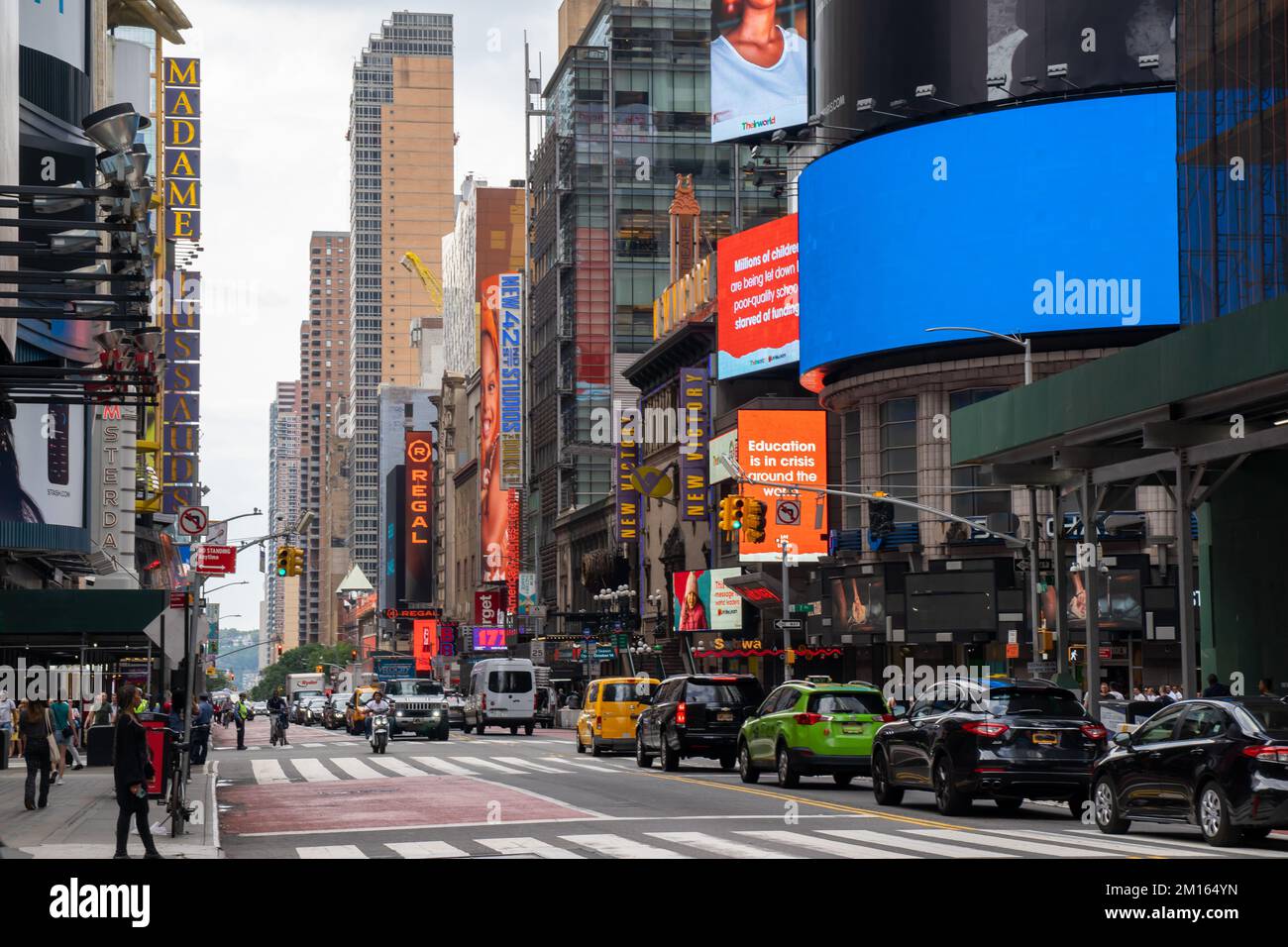 Sep 18, 2022, Manhattan, New York City, USA: Visit Time Square in New York City. The hustle ...